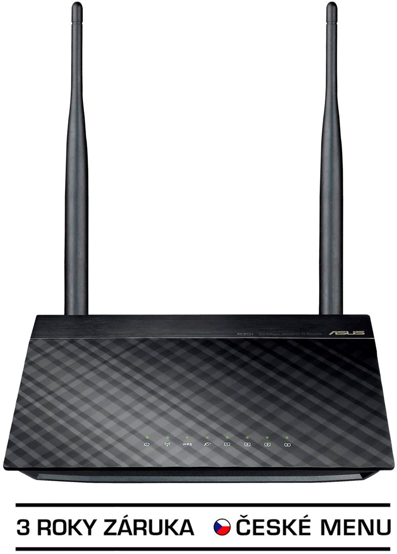 NEXTCOMP - ASUS RT-N12 vD N300 router/AP/rep,2xod5dBi,4xSSID