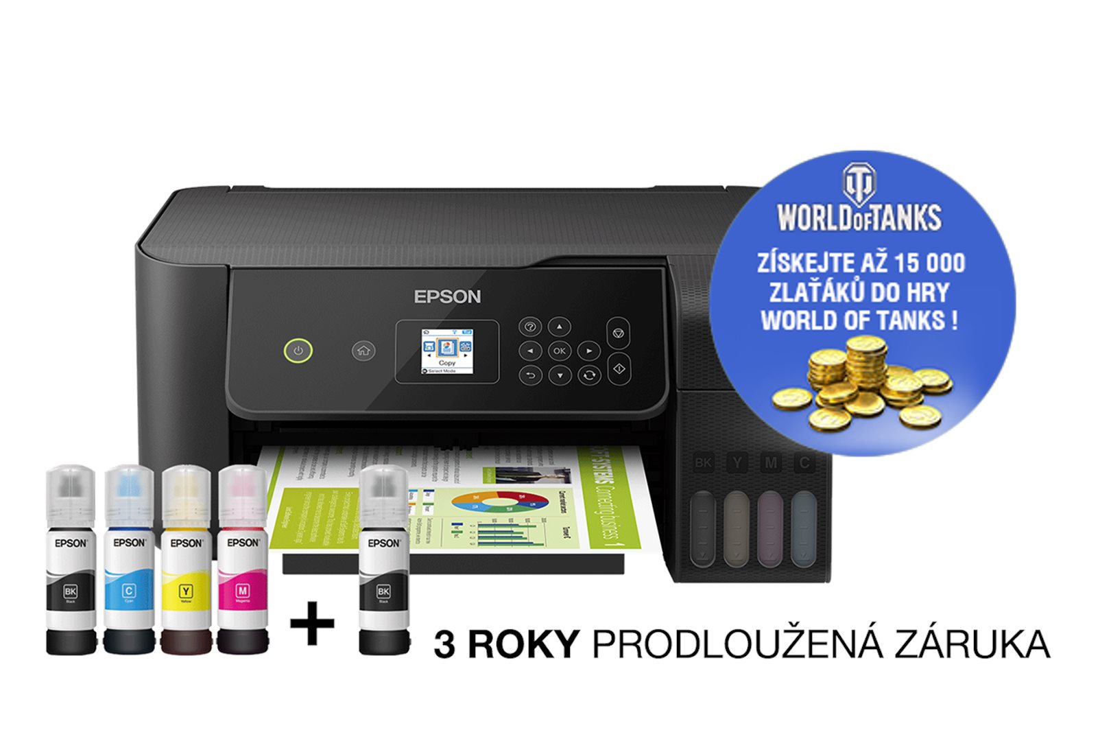 Epson L3160, A4, Wi-Fi , 33ppm, 5760 x 1440