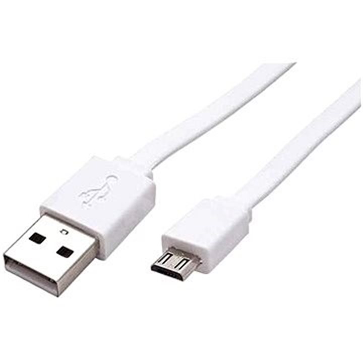 Quo počítače - TB Touch Micro USB - USB kabel, plochý, 1m, bílý