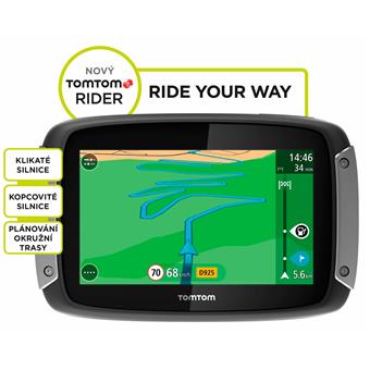 TomTom Rider 400 EU Premium Pack pro motocykly LIFETIME mapy ...